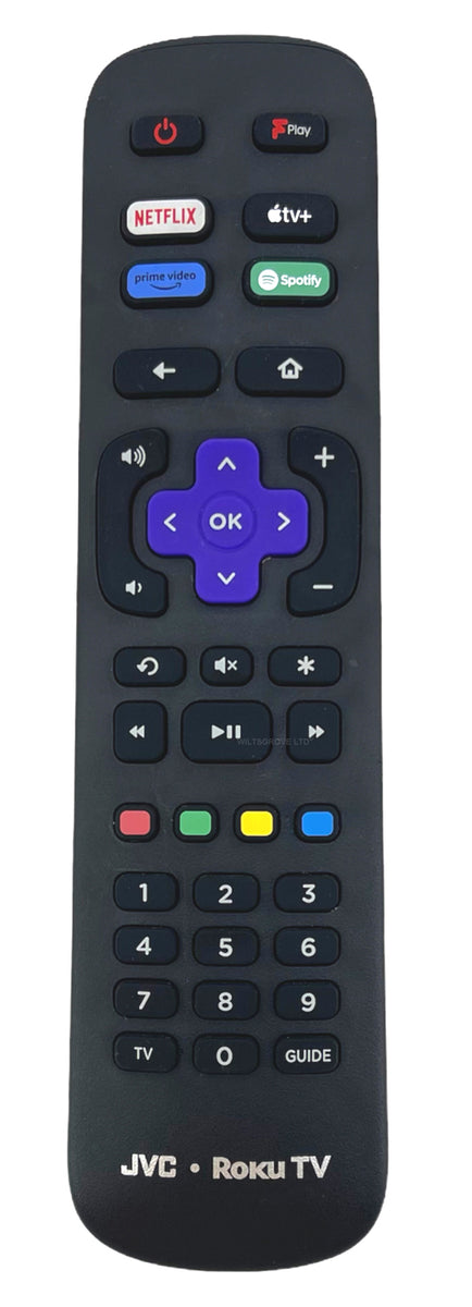 Genuine JVC Roku 3026000110 TV Remote Control for LT-24CR230 LT-32CR23 ...