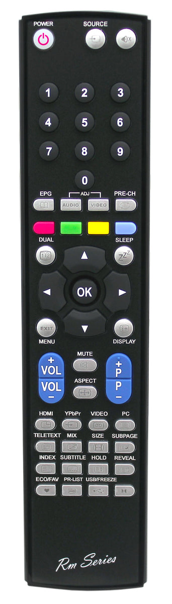 SHARP BUSH LC19S7E LC19S7E-BK LC19S7EBK Replacement Remote Control ...