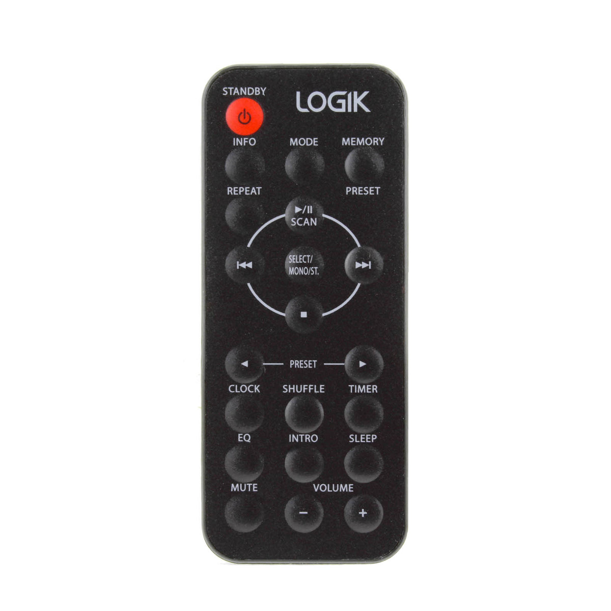 Original Remote Control for Logik Traditional Hi-Fi System – eremotes
