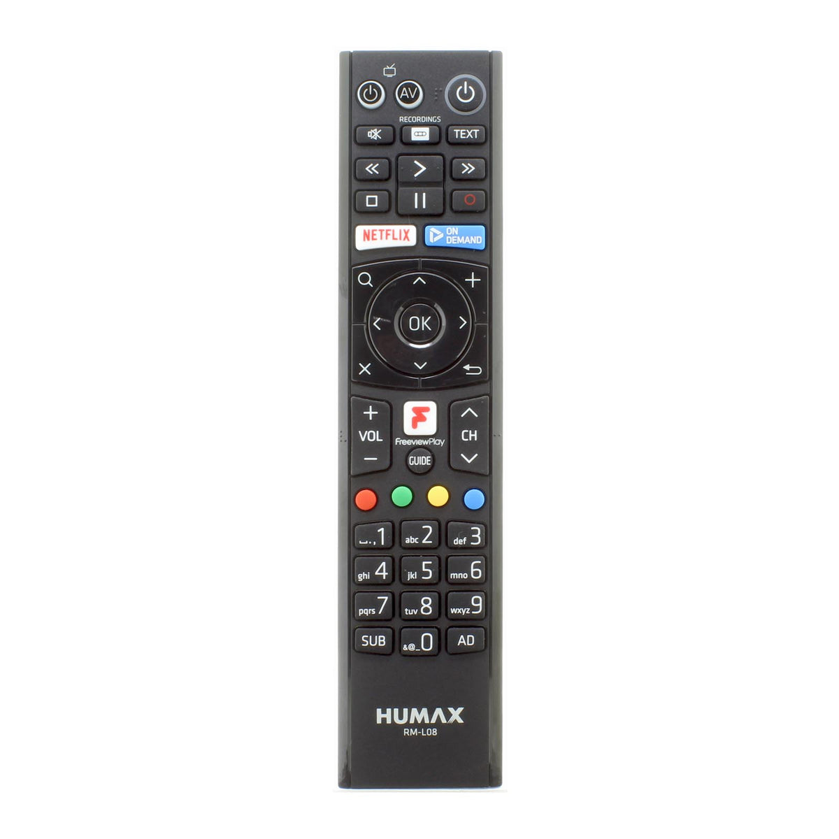 Original Remote Control Humax RM-L08 – eremotes